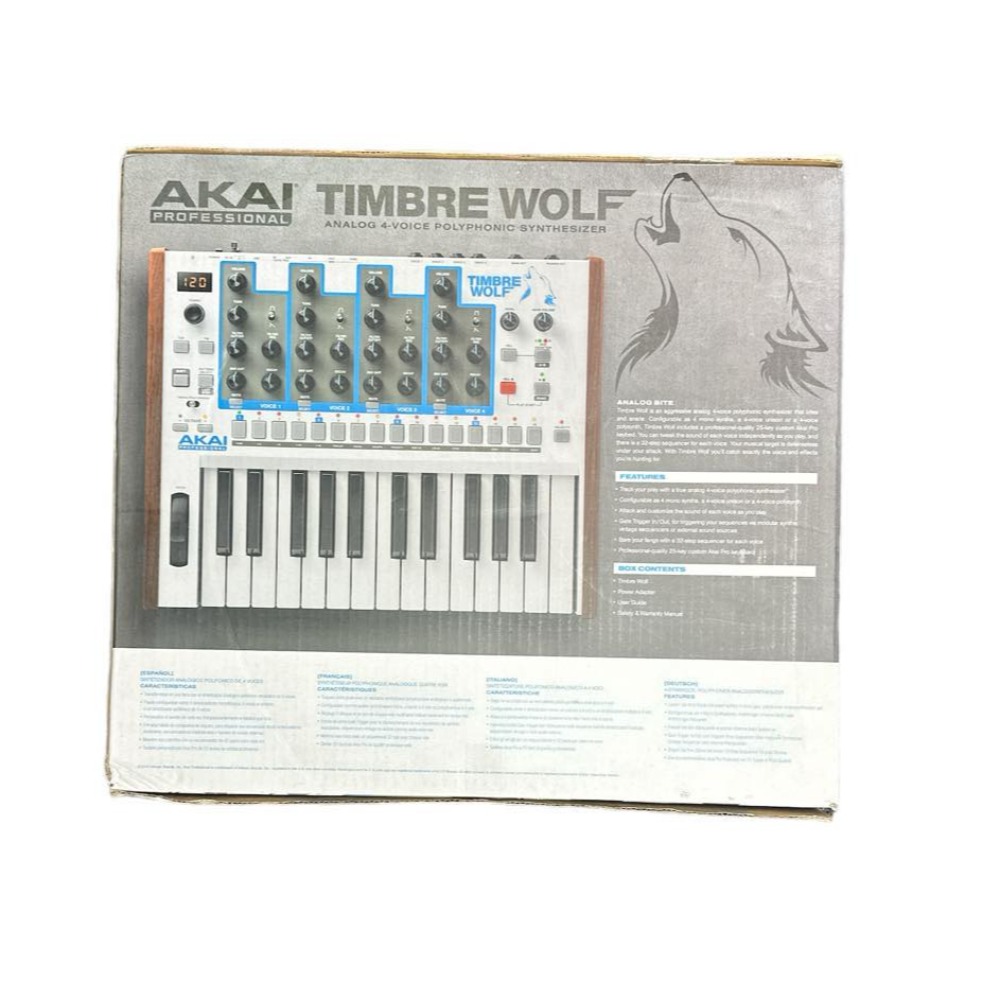 Like New Akai Timbre Wolf Analogue 4-Voice Polyphonic Synthesizer ...